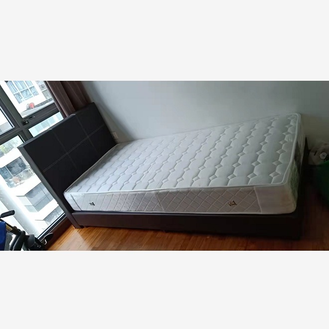 Spring Mattress +Bedframe //4Sizes//Cod, Furniture & Home Living ...