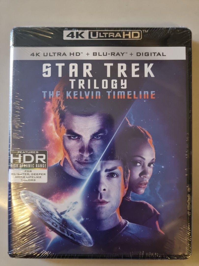Star Trek Trilogy: The Kelvin Timeline (4K Blu-ray), Hobbies & Toys ...