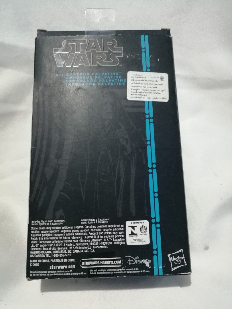 Star wars Black series (blue line) emperor palpatine, Hobbies & Toys ...