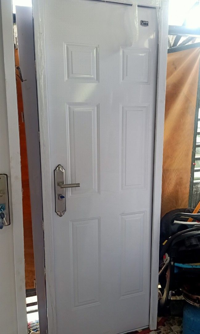Steel doors(80cm x 210cm and 70cm x210cm, Furniture & Home Living ...