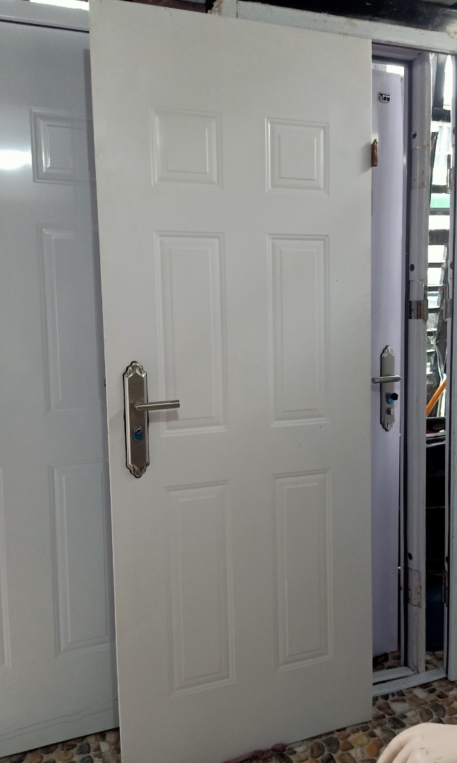 Steel doors(80cm x 210cm and 70cm x210cm, Furniture & Home Living ...