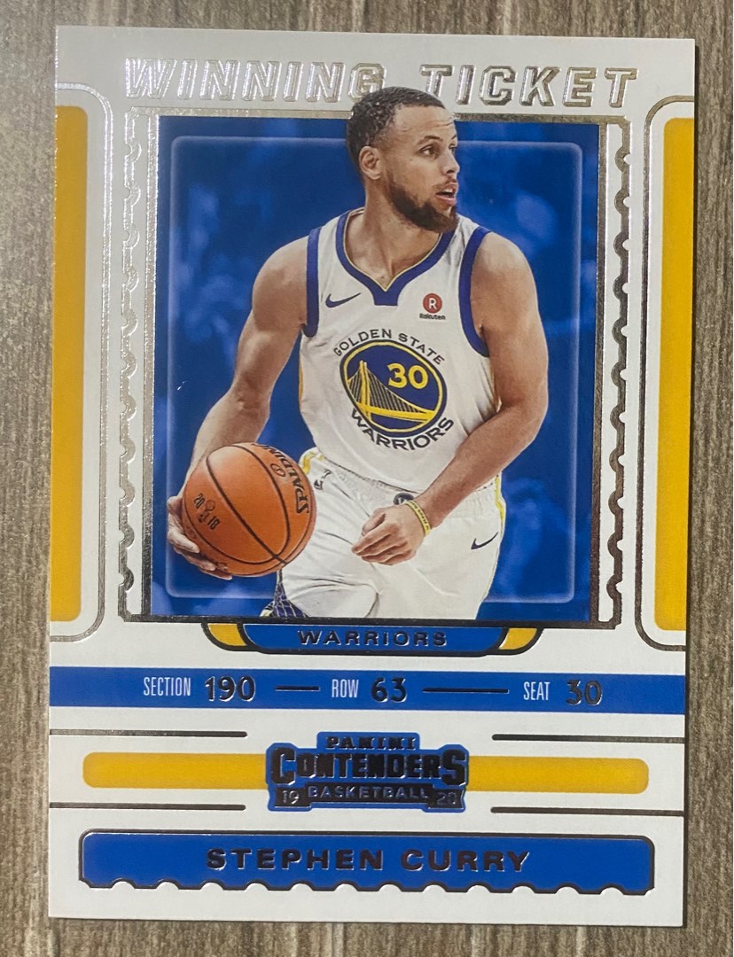 Steph Curry Winning Ticket, Hobbies & Toys, Memorabilia & Collectibles ...