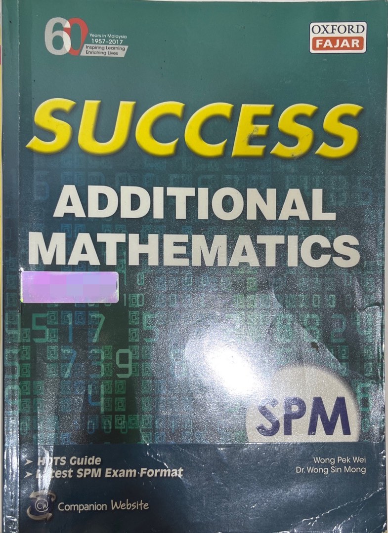 Success Additional Mathematics (SPM), Hobbies & Toys, Books & Magazines ...
