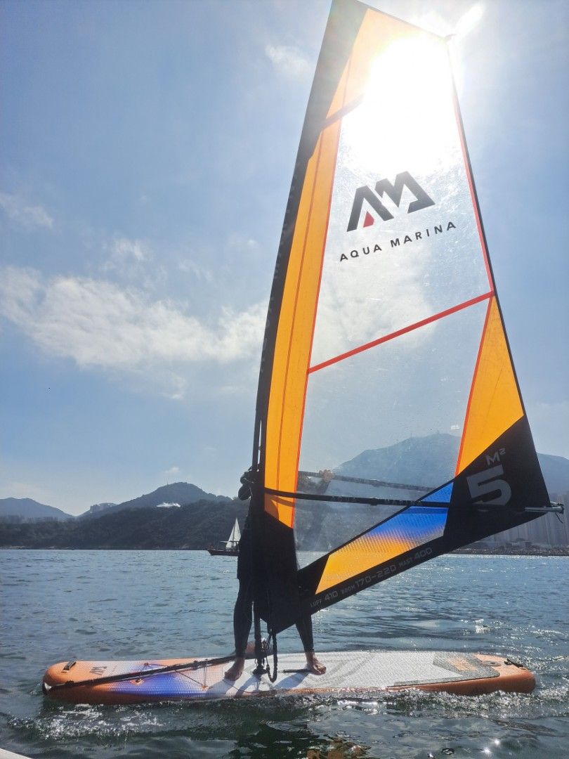 SUP windsurfing 吹氣滑浪風帆/直立板, 運動產品, 運動與體育, 運動與體育 - 水上活動 - Carousell