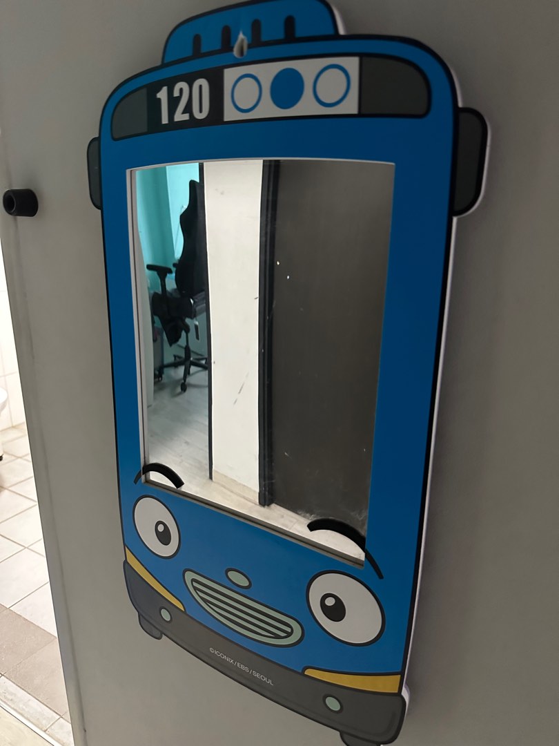 Tayo Bus Wall Mirror, Babies & Kids, Baby Nursery & Kids Furniture ...