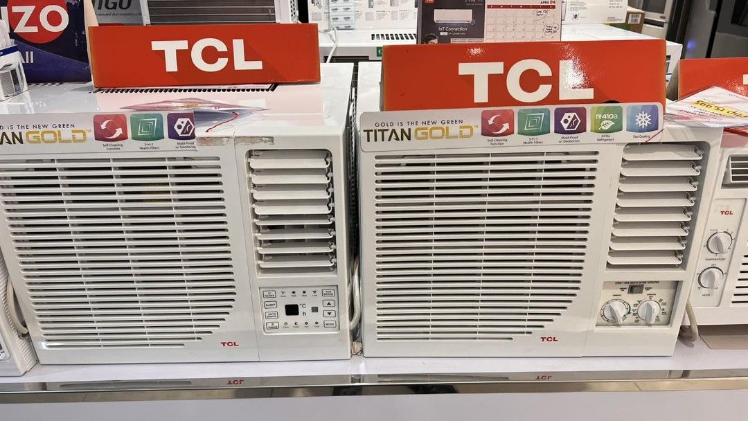 TCL WINDOW TYPE INVERTER AND NON INVERTER AIRCONDITION, TV & Home ...