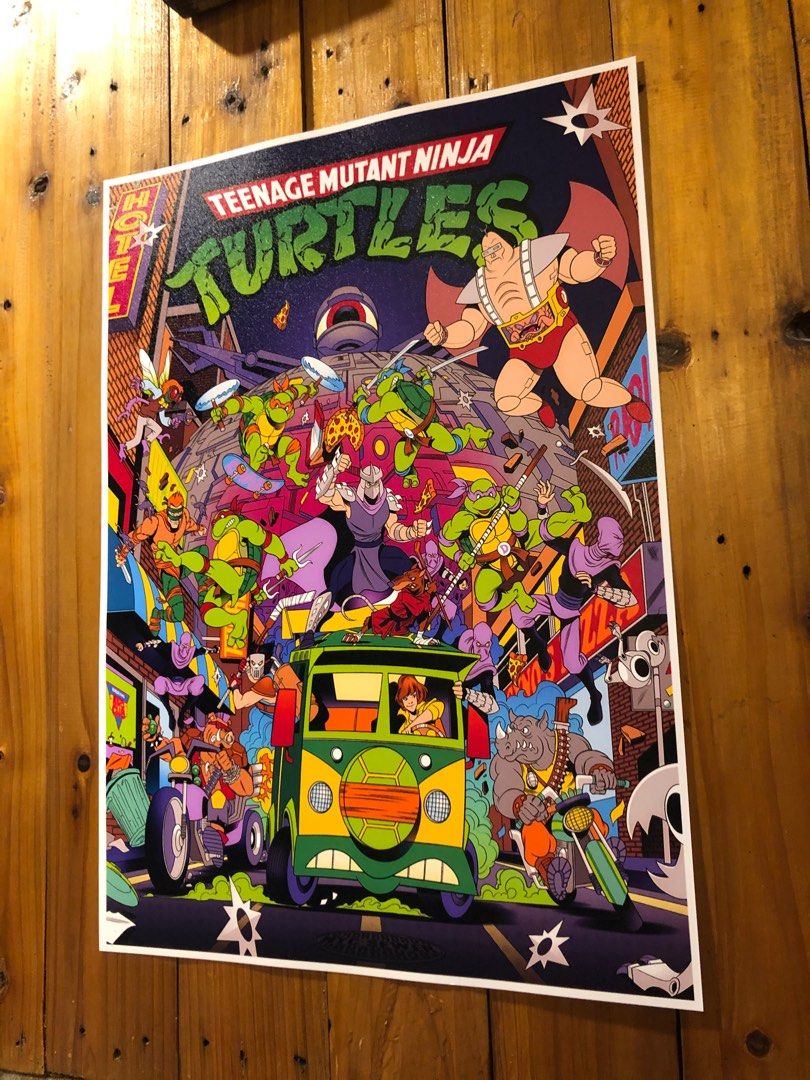 Teenage Mutant Ninja Turtles Retro Vintage Classic Movie Cartoon ...