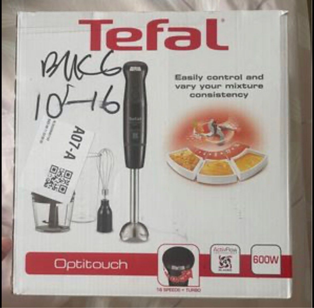 Tefal hand blender optitouch, Furniture & Home Living, Kitchenware ...