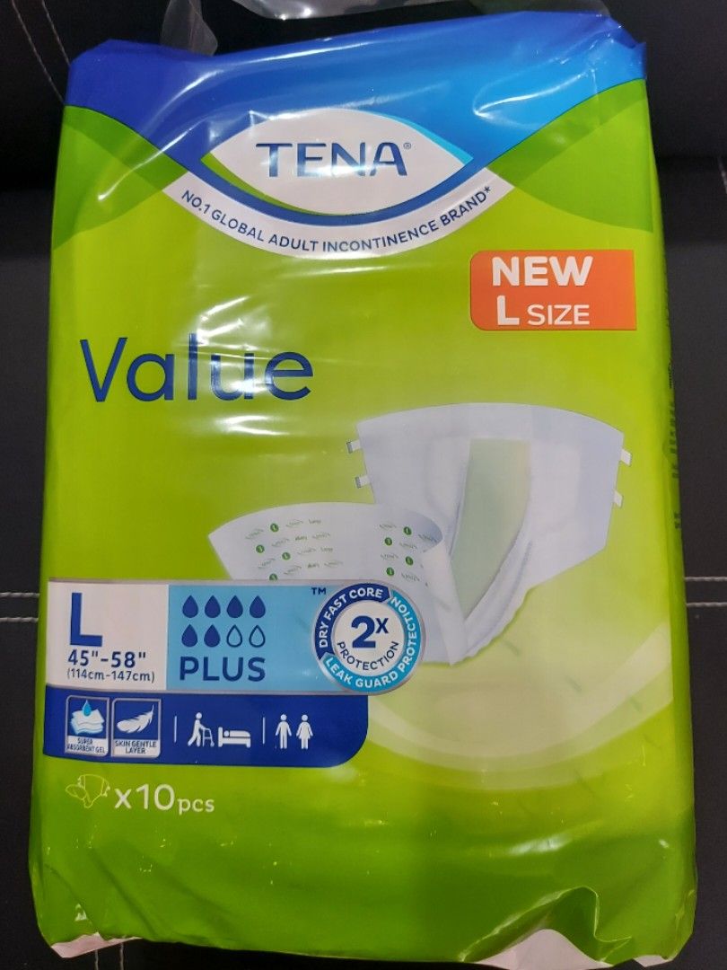 Tena Value Plus, Beauty & Personal Care, Sanitary Hygiene on Carousell