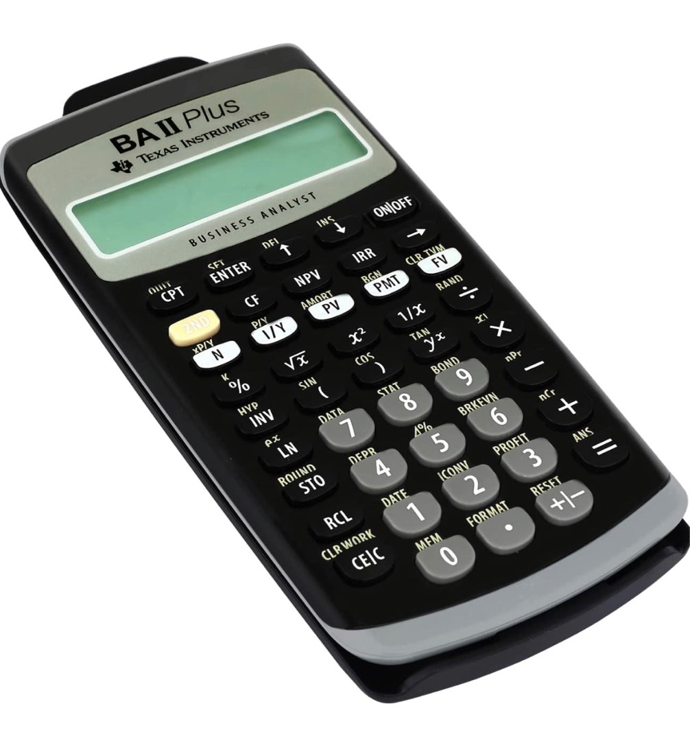 Texas Instruments ba ii plus, Computers & Tech, Office & Business ...