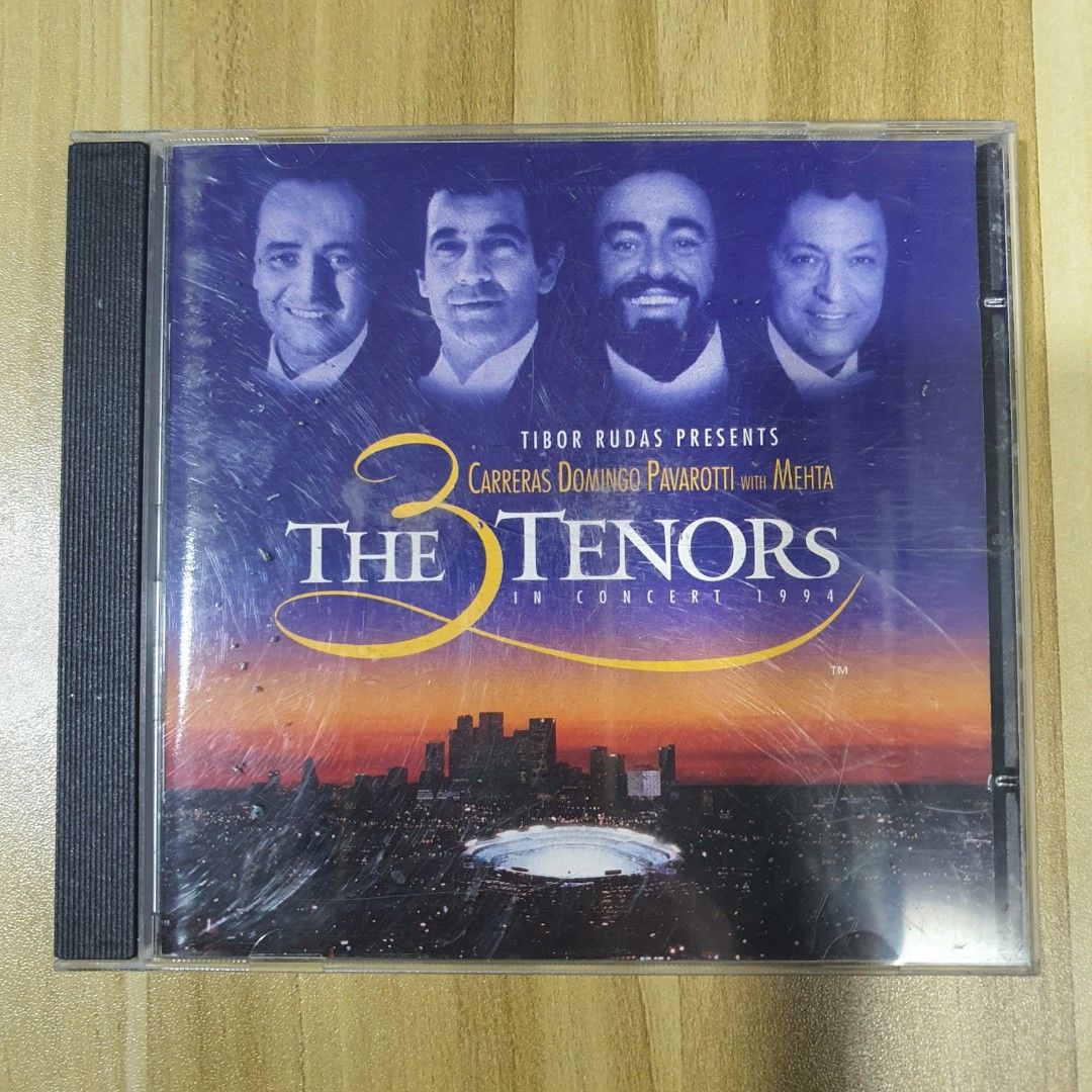 The Three Tenors in Concert 1994 - CD NM - Pavarrotti Carrereras ...