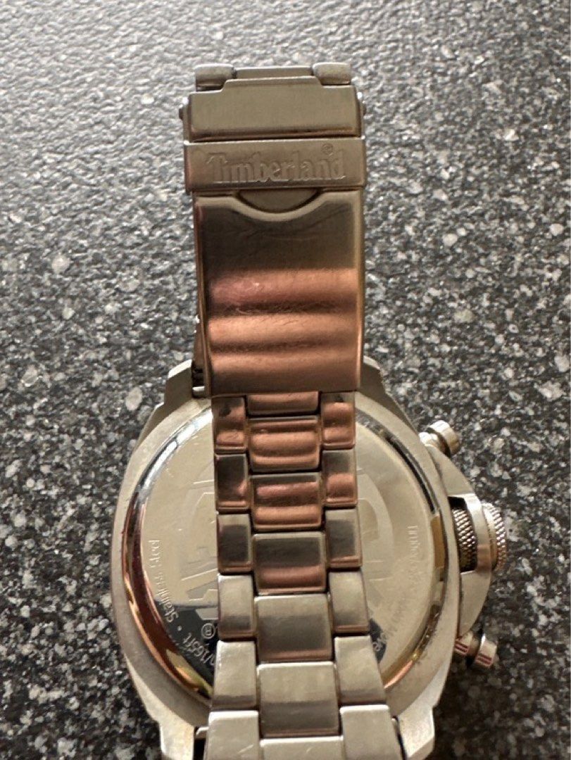 Timberland quartz watch 50mm chronograph, Luxury, Watches on Carousell