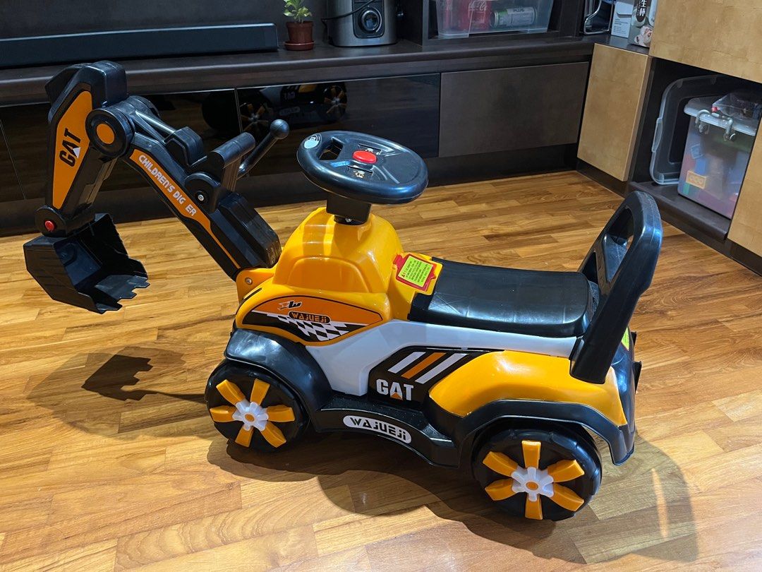Toddler Excavator Toy Car (Manual), Hobbies & Toys, Toys & Games on ...