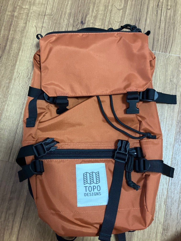 Topo mini backpack dark orange, Women's Fashion, Bags & Wallets ...