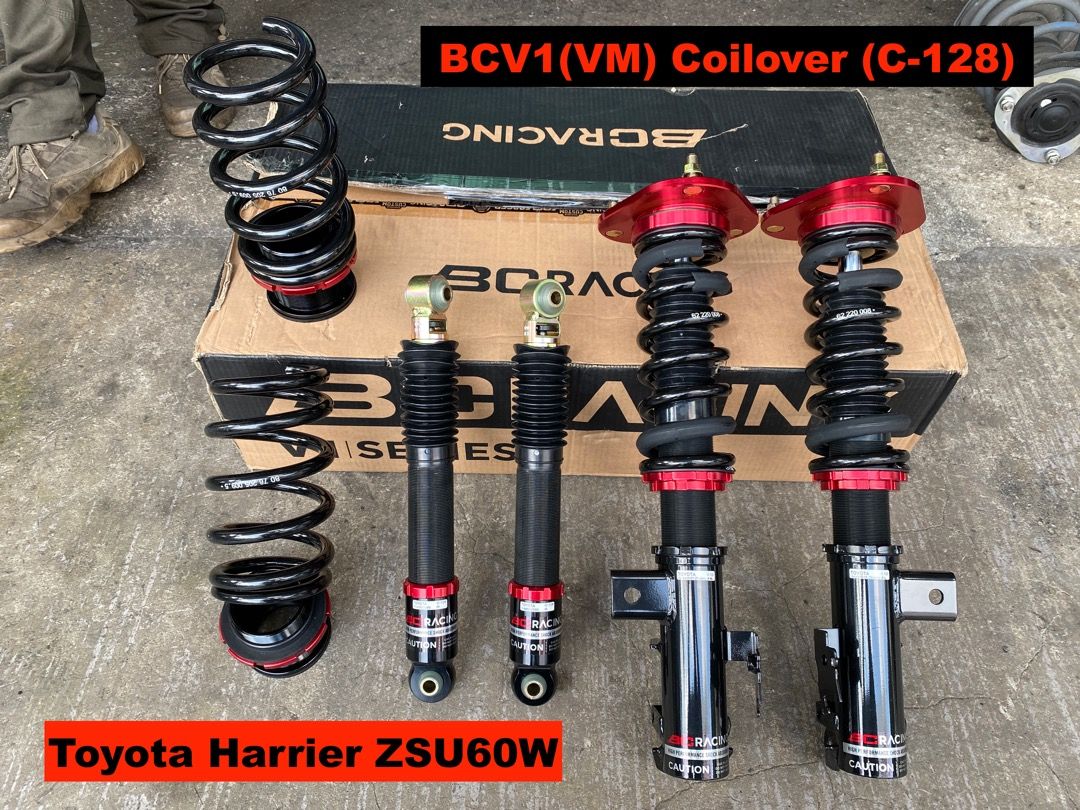 Toyota Harrier ZSU60W on BCV1 coilover & HKS exhaust, Car Accessories ...