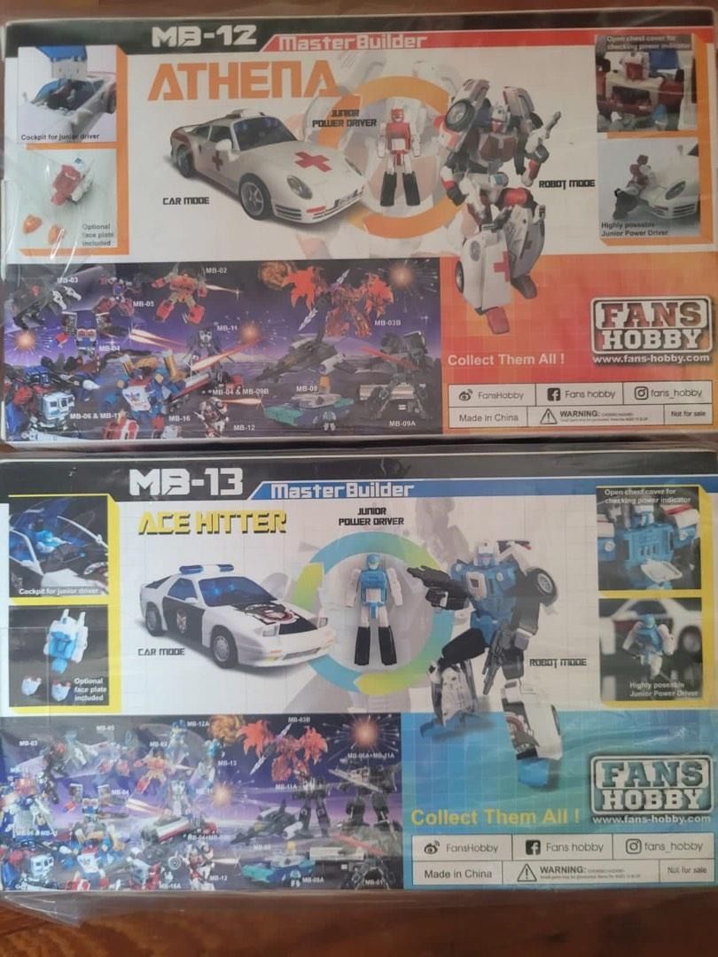 Transformers MB-12 Athena & MB-13 Ace Hitter (Brand new), Hobbies ...