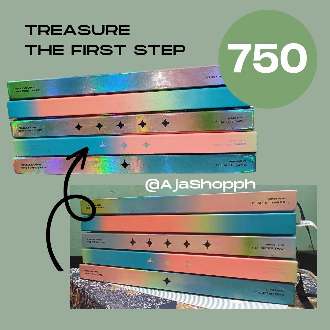 TREASURE the first step chapter 1, 2, and 3 Set, Hobbies & Toys, Memorabilia & Collectibles, K ...