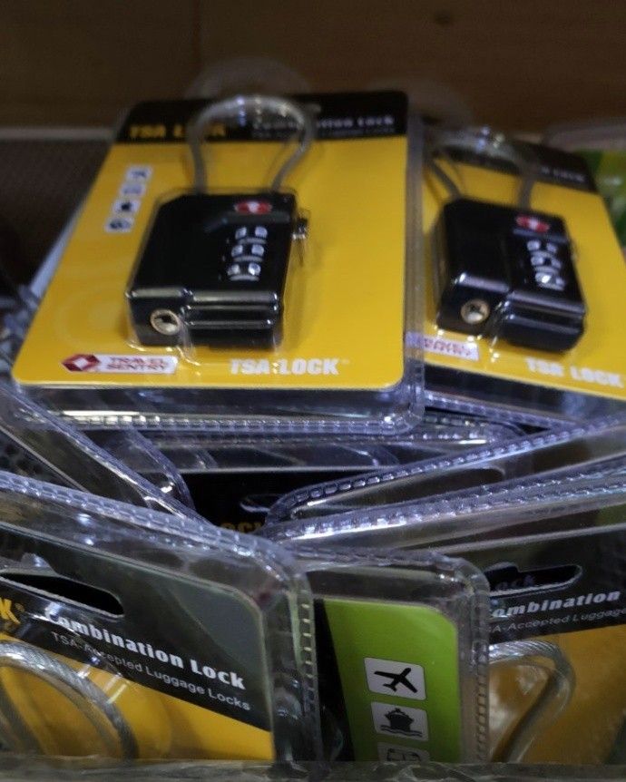 TSA combination lock for luggage and bags, USA travel sentry approved ...
