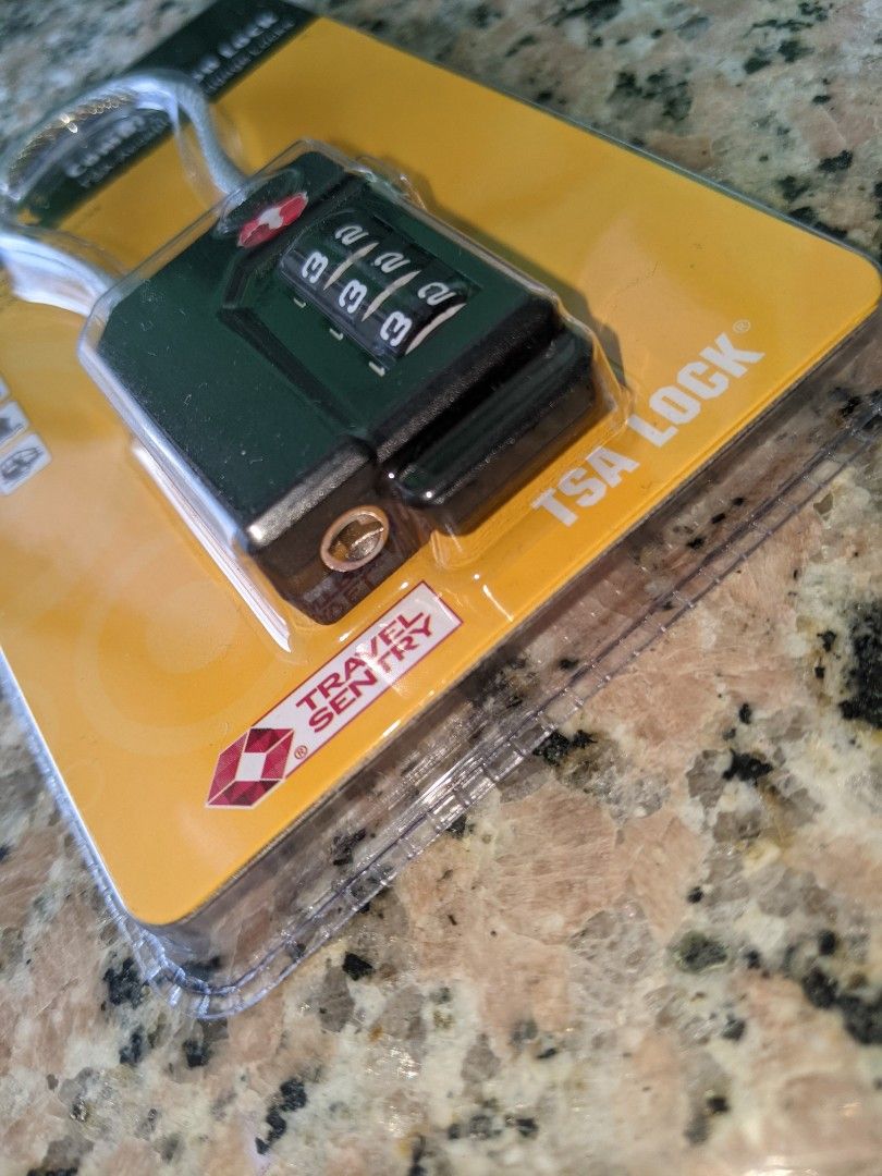 TSA combination lock for luggage and bags, USA travel sentry approved ...