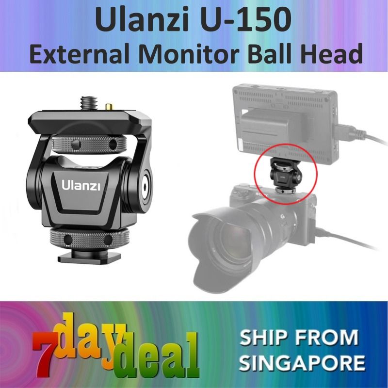Ulanzi U-150 Monitor Ballhead (2407), Photography, Photography ...