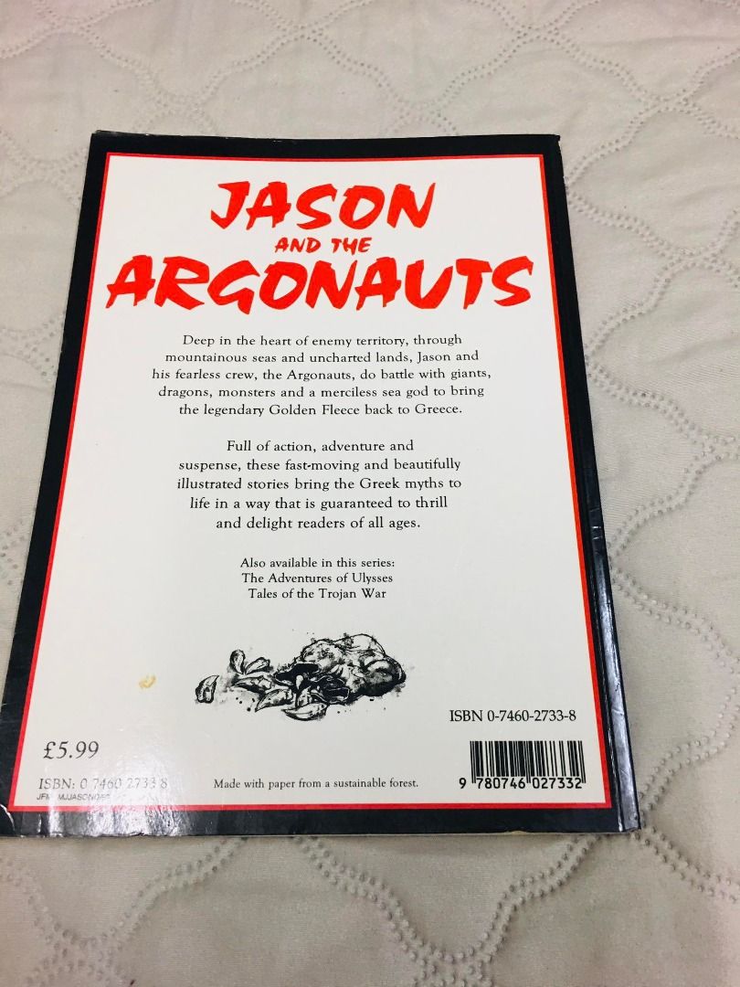 Usborne Library of Myths and Legends : Jason & The Argonauts, Hobbies & Toys, Books & Magazines ...