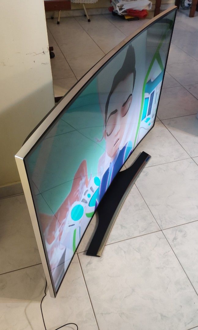 Used 55 inch curve tv, TV & Home Appliances, TV & Entertainment, TV on ...