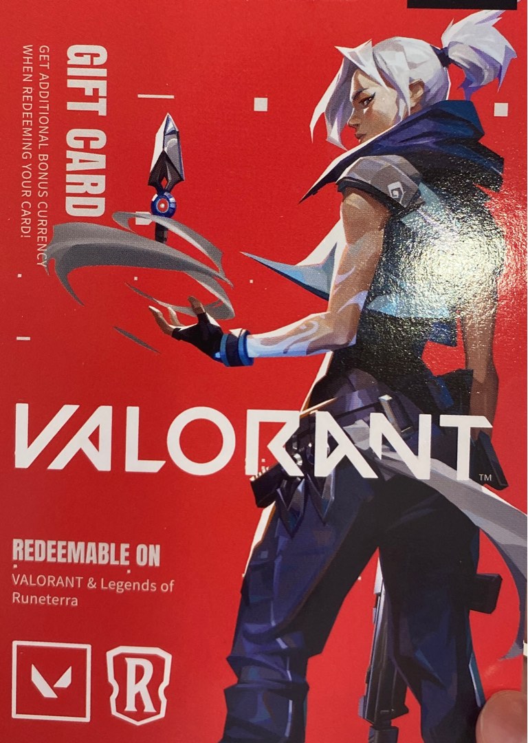 Valorant Gift Card $30-$60, Video Gaming, Gaming Accessories, Game Gift ...