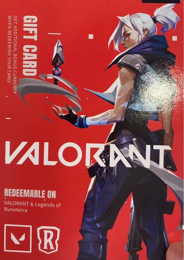 Valorant Gift Card $30-$60, Video Gaming, Gaming Accessories, Game Gift ...