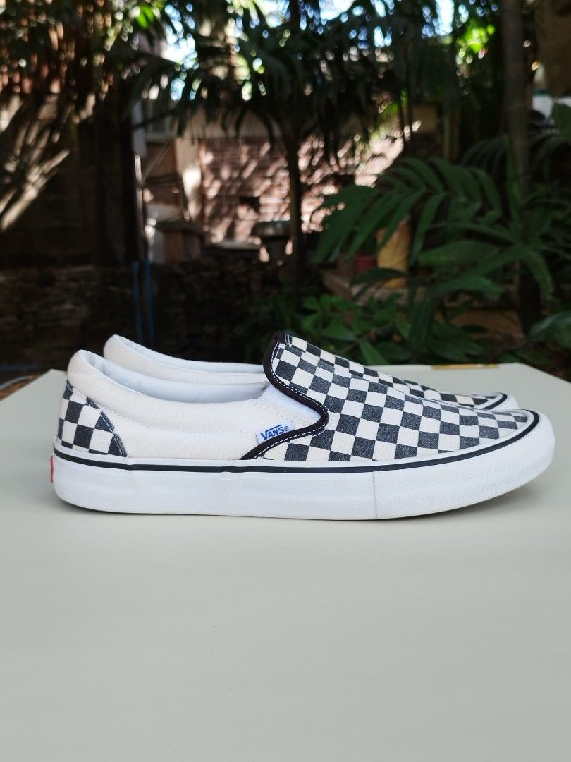 VANS SLIP ON PRO CHECKERBOARD, Men's Fashion, Footwear, Sneakers on ...