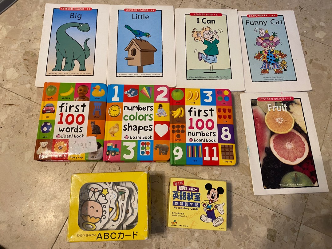 various Books / ABC card for children, Hobbies & Toys, Books ...