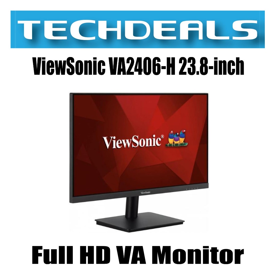 ViewSonic VA2406-H 23.8-inch Full HD VA Monitor, Computers & Tech ...