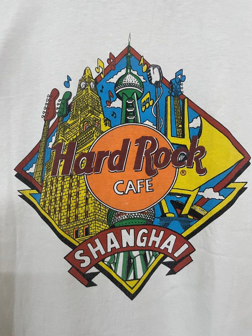 Vintage 90s Hard Rock Cafe Shanghai, Men's Fashion, Tops & Sets ...