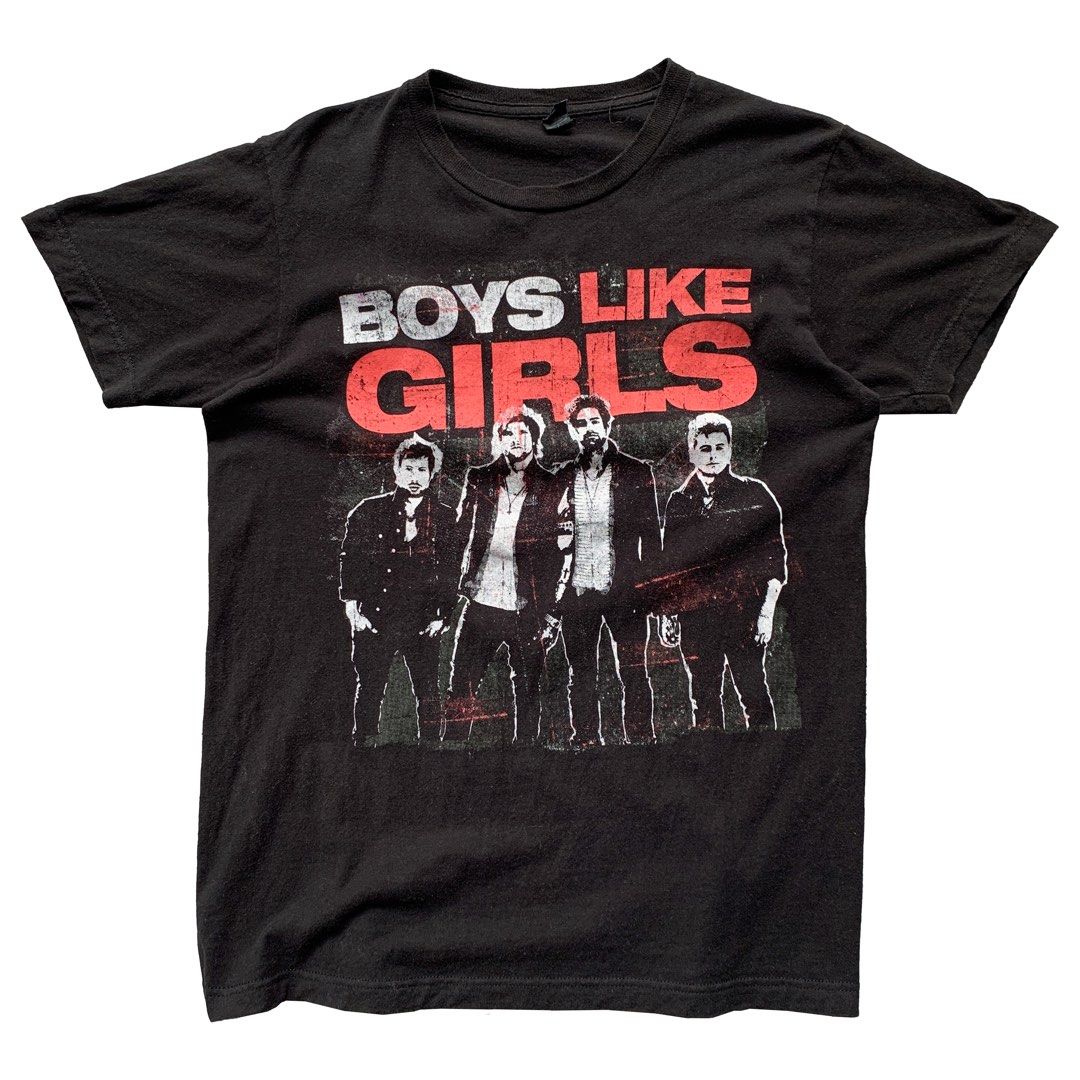 Vintage Boys Like Girls Band Tee Shirt, Men's Fashion, Tops & Sets ...
