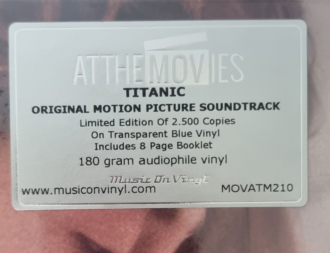 Vinyl Record - Titanic Soundtrack, Hobbies & Toys, Music & Media, Vinyls on Carousell
