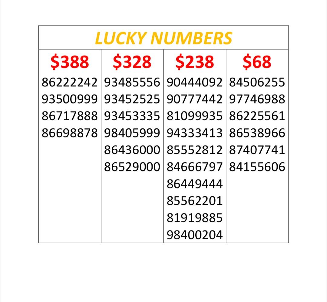 VIP Lucky Numbers / Golden Number With Special Offer 20%, Mobile Phones ...