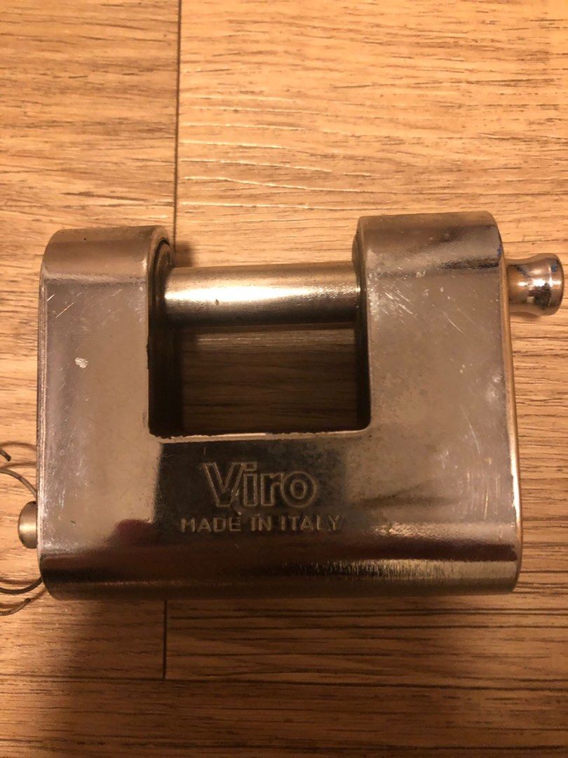 Viro “Made in Italy” Armoured Padlock, Furniture & Home Living ...