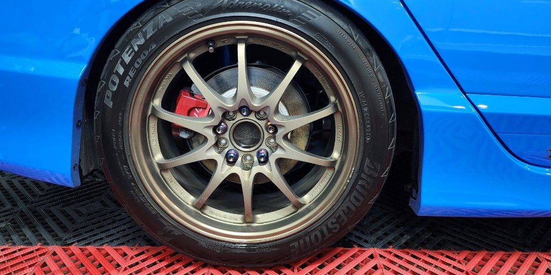 Volks Racing Ce28n 17 x 8jj et 44 (5×114.3 pcd), Car Accessories, Tyres ...