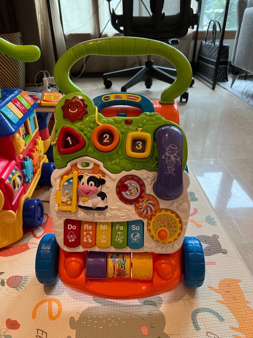 VTech Sit to Stand Learning Walker, Babies & Kids, Infant Playtime on ...