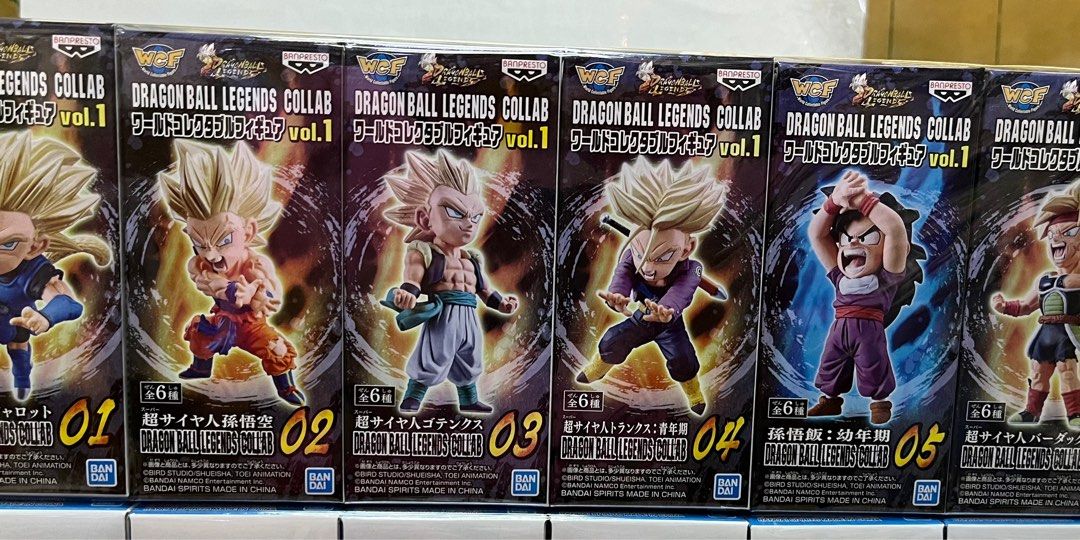 WCF DRAGONBALL LEGENDS COLLAB WORLD COLLECTABLE FIGURE VOL.1 龍珠傳奇 (6 ...