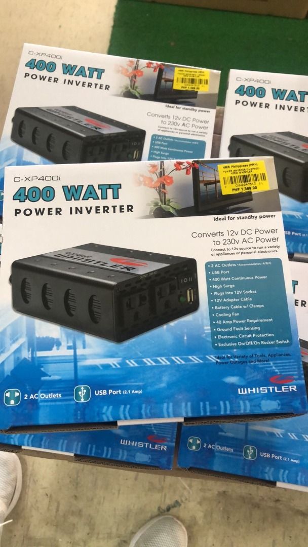 Whistler XP400i Power Inverter 400 Watts, Mobile Phones & Gadgets ...