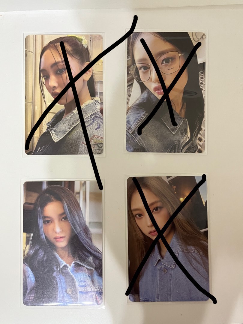 WTT/NEWJEANS BLUEBOOK ALBUM PC MINJI HAERIN DANIELLE HANNI HYEIN PC, Hobbies & Toys, Memorabilia ...