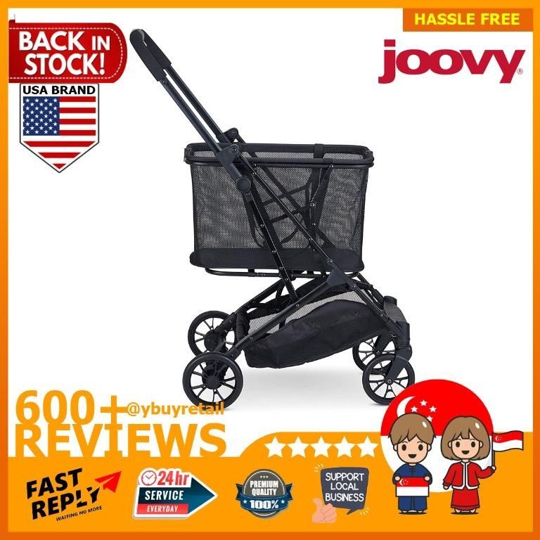 [YBR] Joovy USA Boot Lightweight Shopping Cart with Reusable, Removable ...