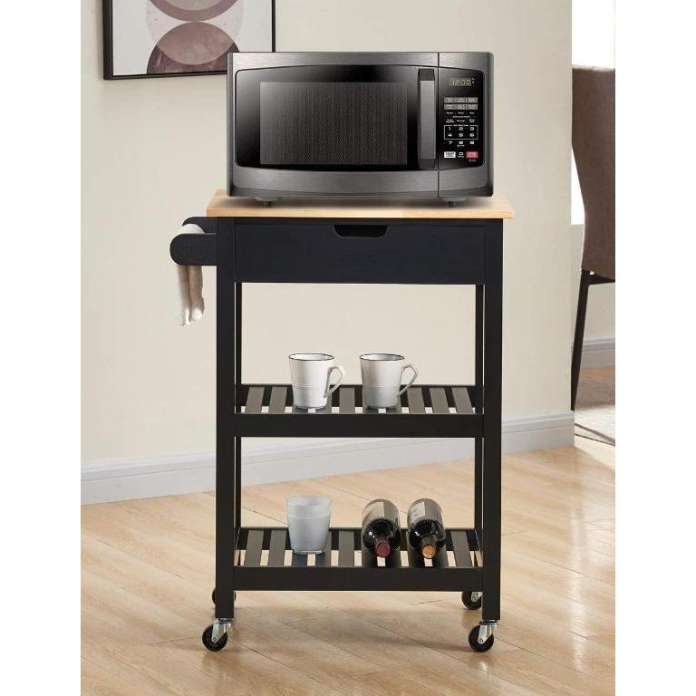 [YBR] Linio-home Microwave Carts Kitchen Carts with Storage and Drawers ...