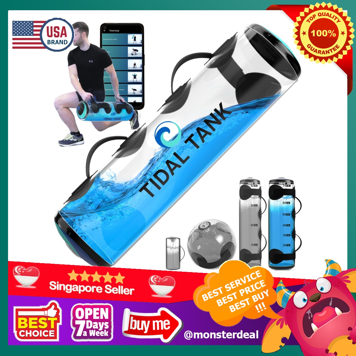 [YBR] Tidal Tank - Original Aqua Bag Instead of sandbag - Training ...