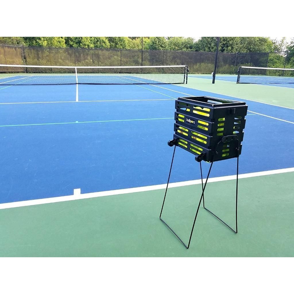 [YBR] (Wheeled) Tourna Ballport Deluxe Tennis Ball Hopper with Wheels ...
