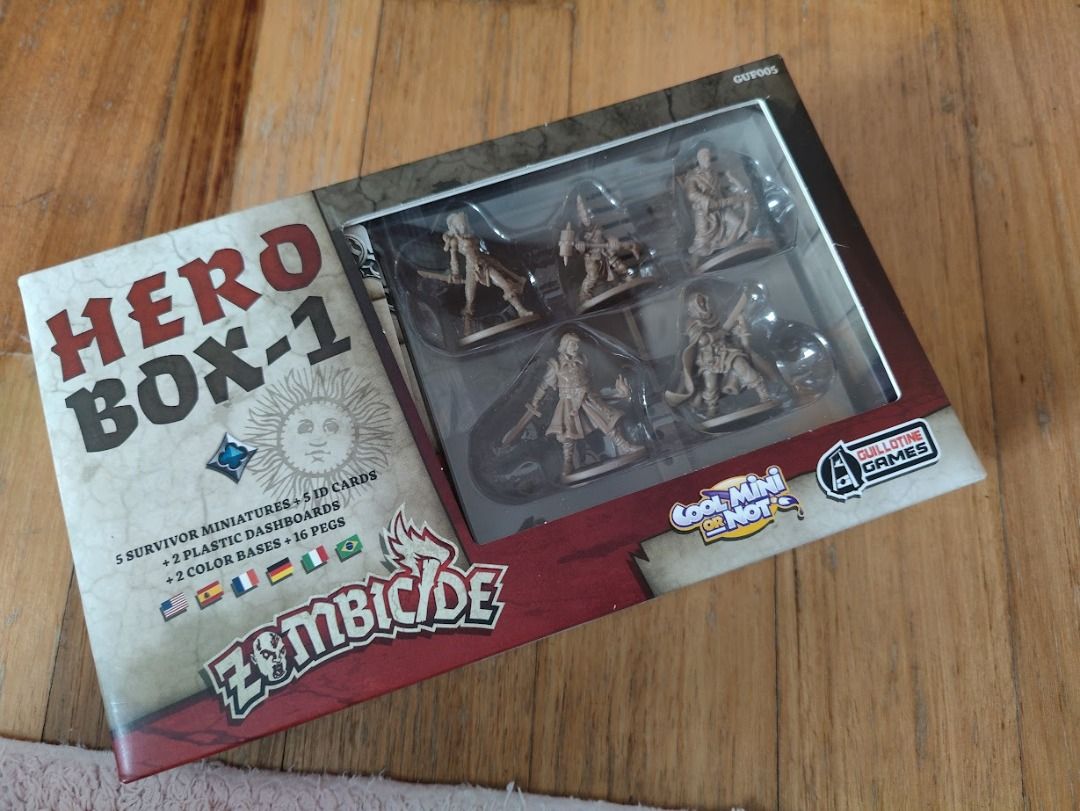 Zombicide Black Plague Extras Knight Pack Hero NPC hero boxes, Hobbies & Toys, Toys & Games on ...