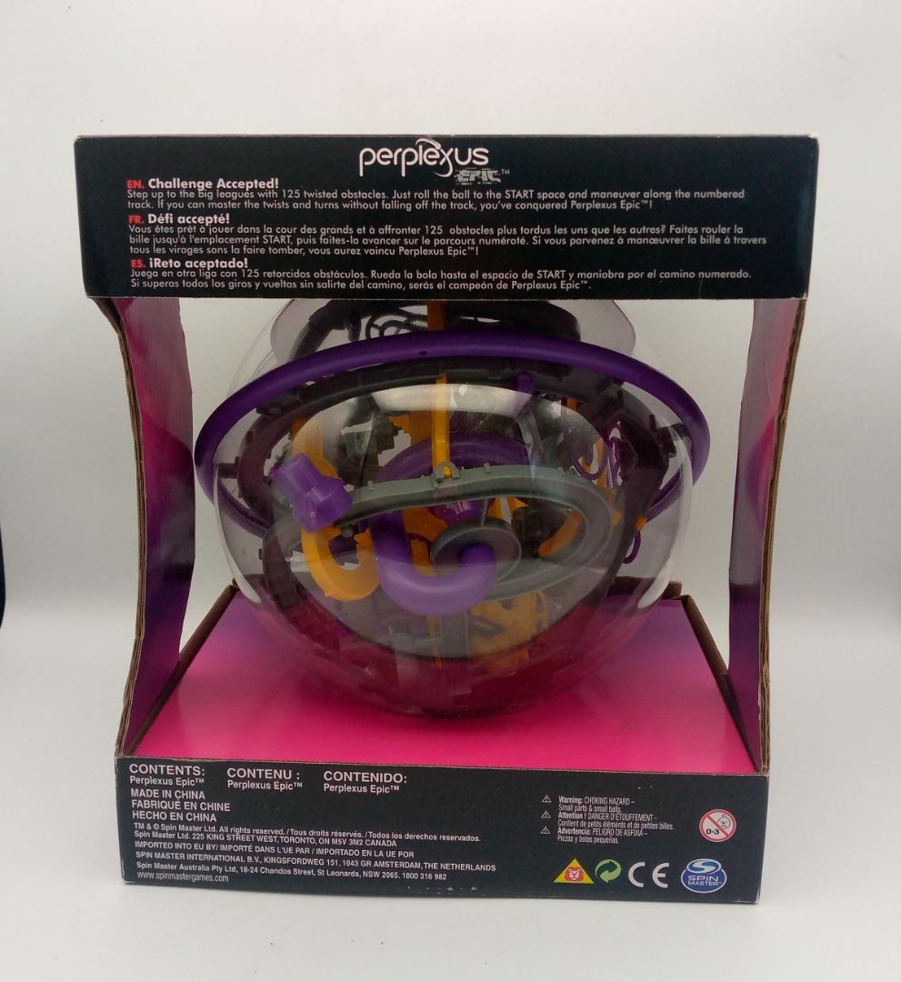 125 OBSTACLES SPIN MASTER Perplexus Epic Oversized Brain Game Puzzle ...