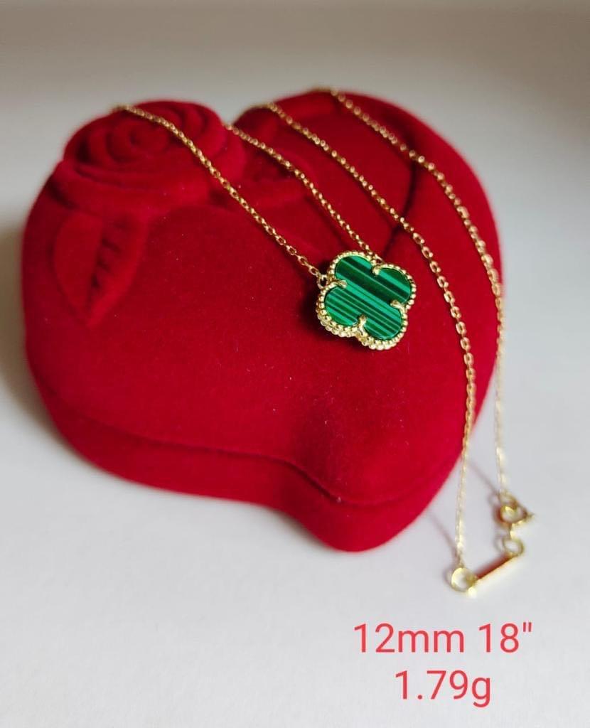 18K GOLD VCA CENTERED CHAIN NECKLACE, Women's Fashion, Jewelry ...