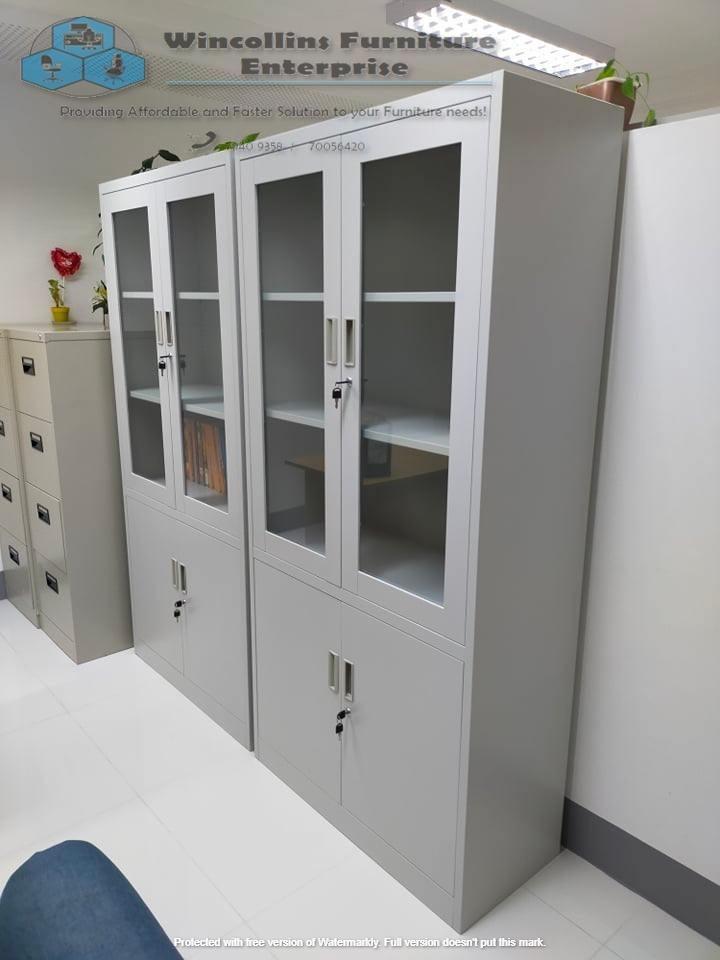 2 DOOR SWING DOOR STEEL CABINET, OFFICE FILING CABINET, Furniture ...