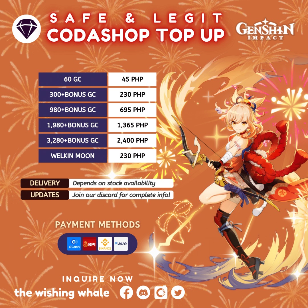 3,280 + bonus Genshin Impact Genesis Crystals (Codashop), Video Gaming ...